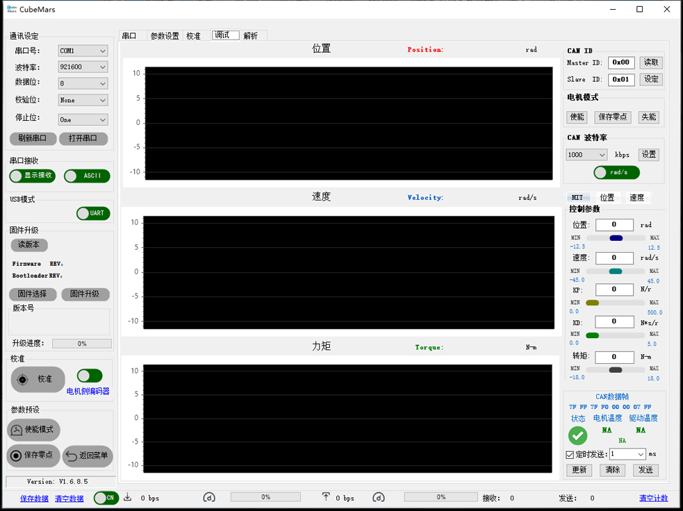 GL60 II KV28云台电机 – 16/24V，齿槽转矩1.5cN·m